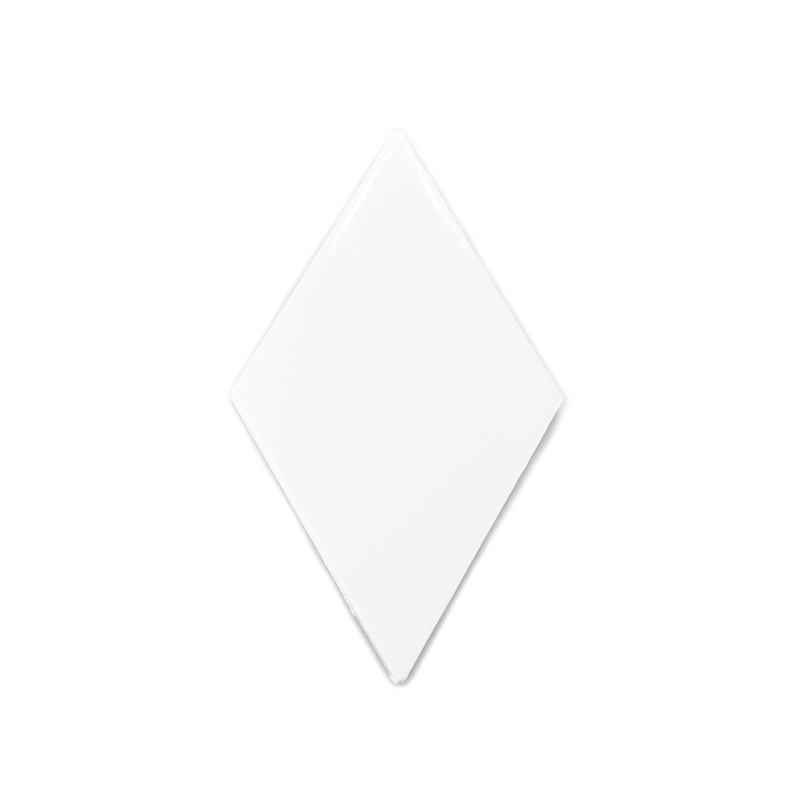 Romb Biały Połysk - Ceramik Studio